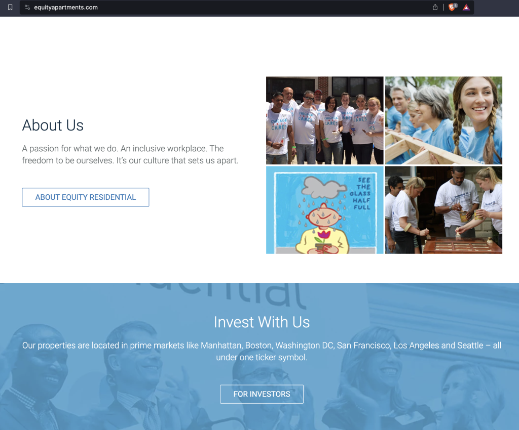 Equity Residential – Matresu.com Corporation